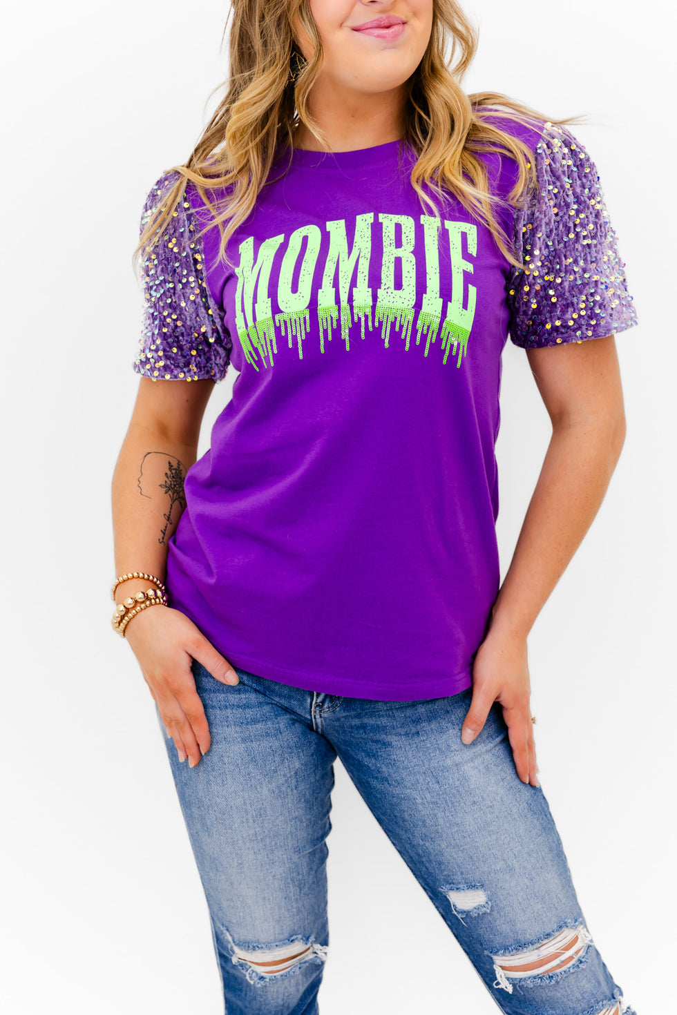 Glitzy Girl Mombie Magic Top – Whiskey Darling Boutique