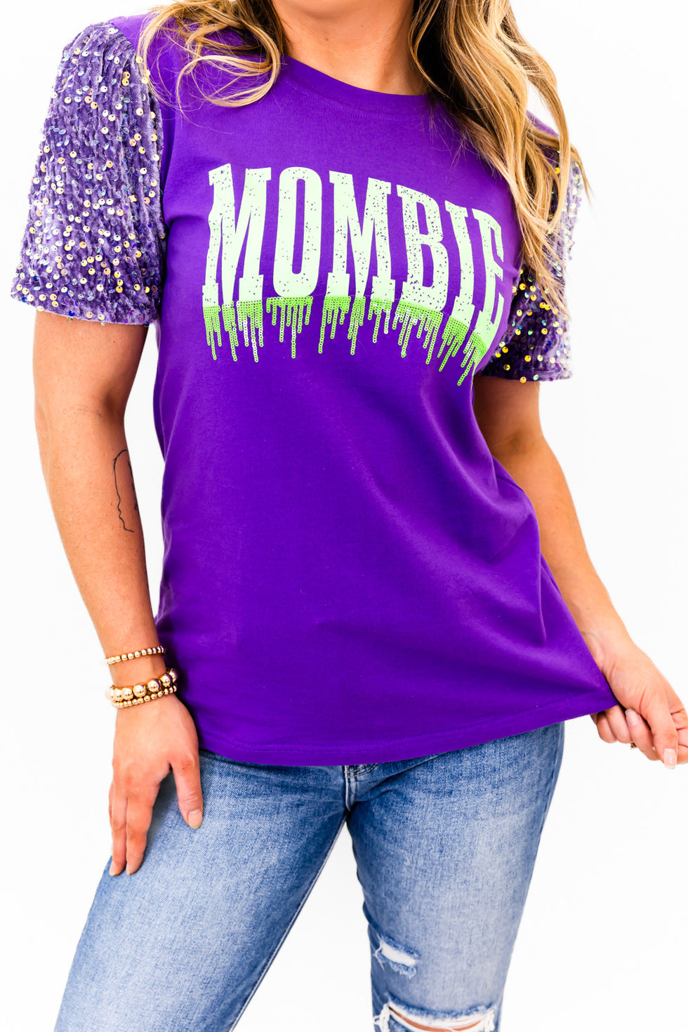Glitzy Girl Mombie Magic Top – Whiskey Darling Boutique