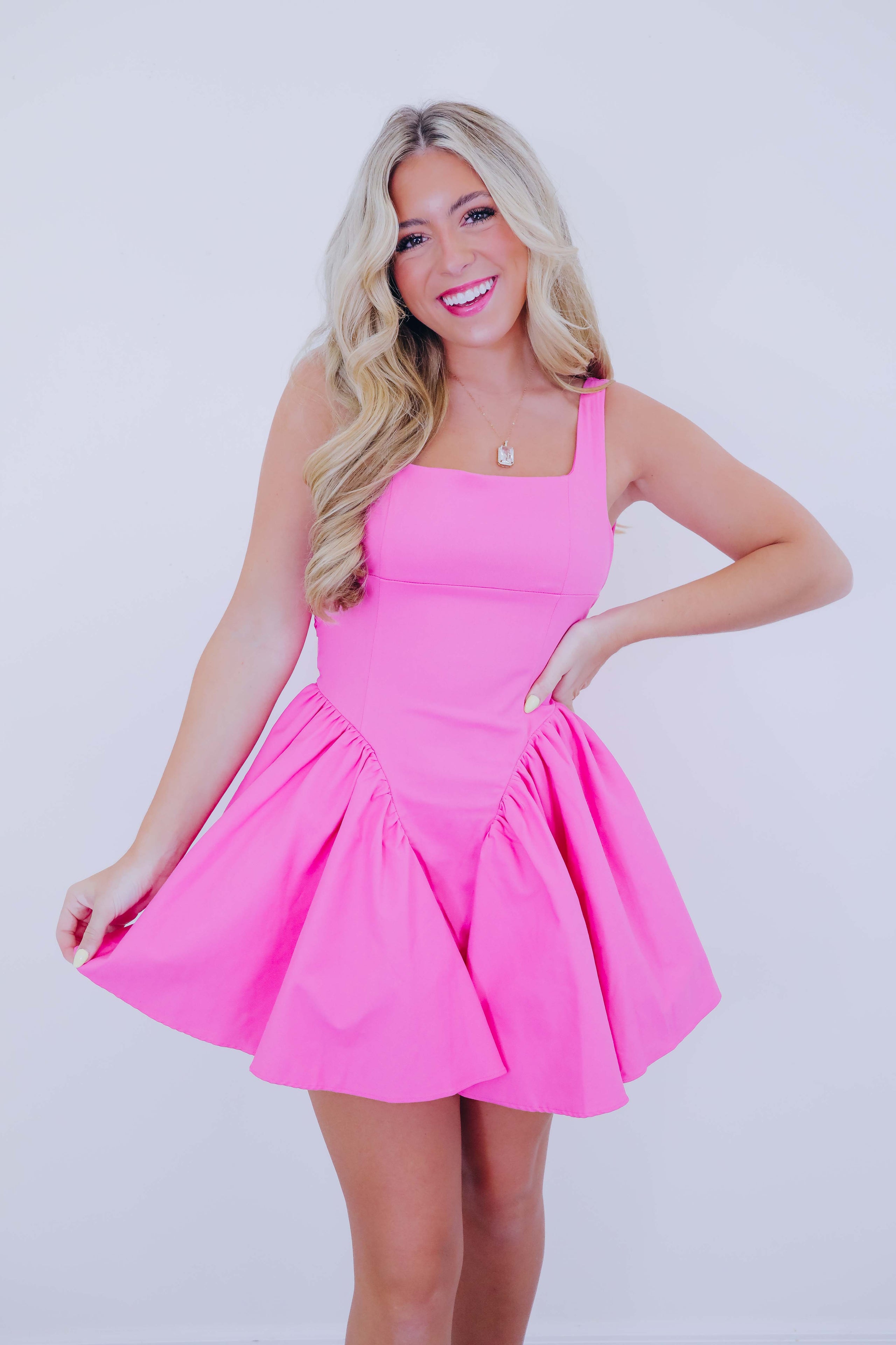 Davina Drop Waist Mini Dress - 2 Colors – Whiskey Darling Boutique