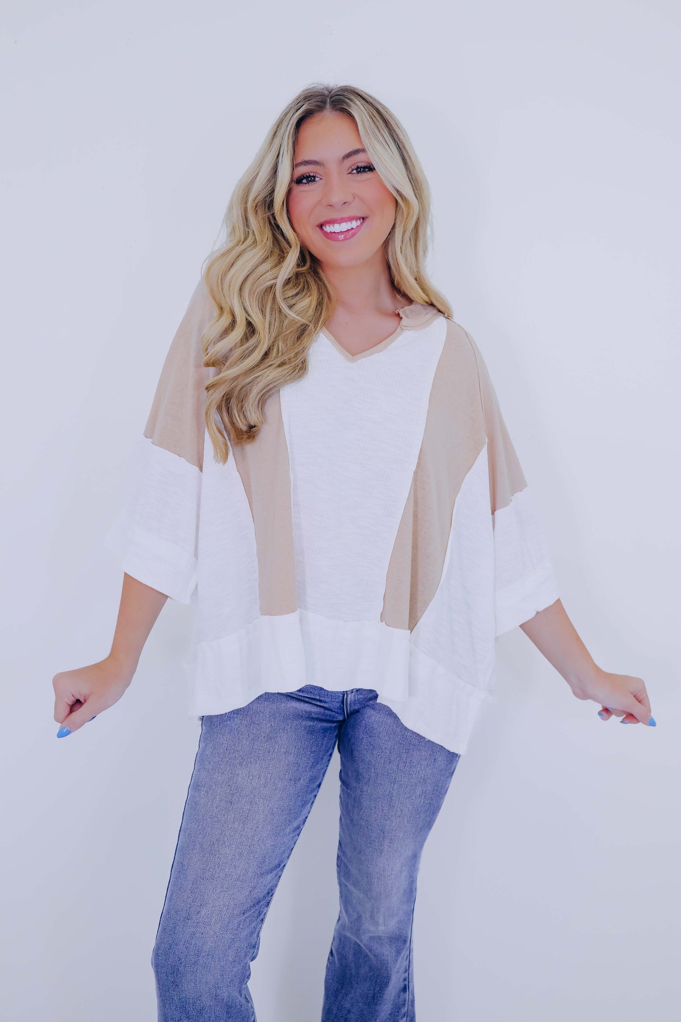 Kayla Color Block Top - 4 Colors – Whiskey Darling Boutique