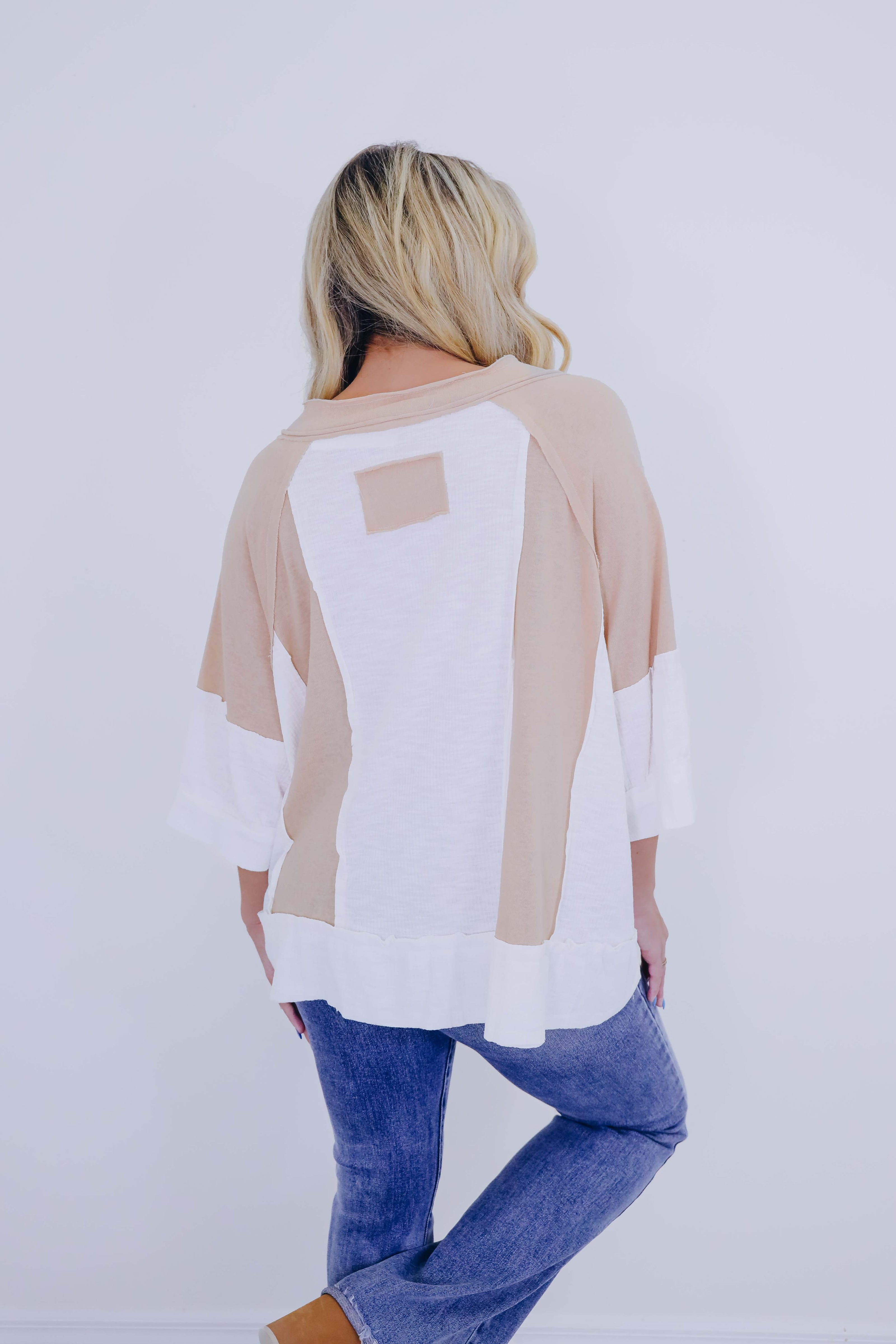 Kayla Color Block Top - 4 Colors – Whiskey Darling Boutique