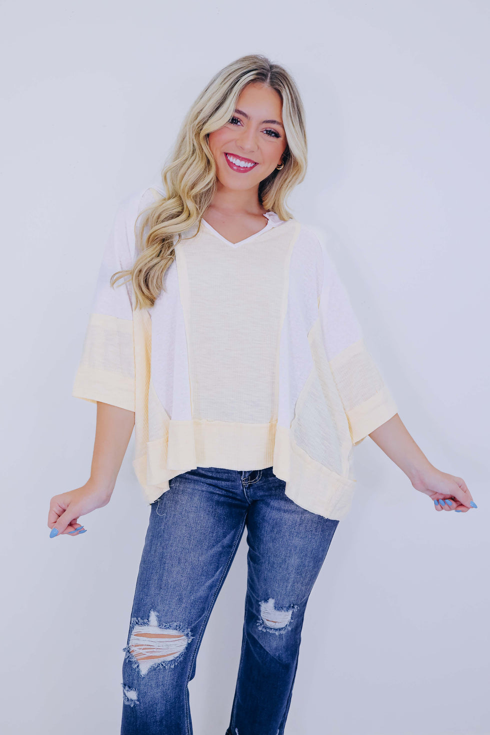 Kayla Color Block Top - 4 Colors – Whiskey Darling Boutique